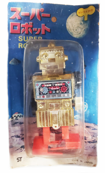 Super Robot Windup Japan Gold Chrome – Robot Island