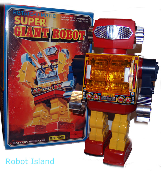 Horikawa Super Giant Robot Japan Rotatomatic Red 16" Tall Super Giant ...